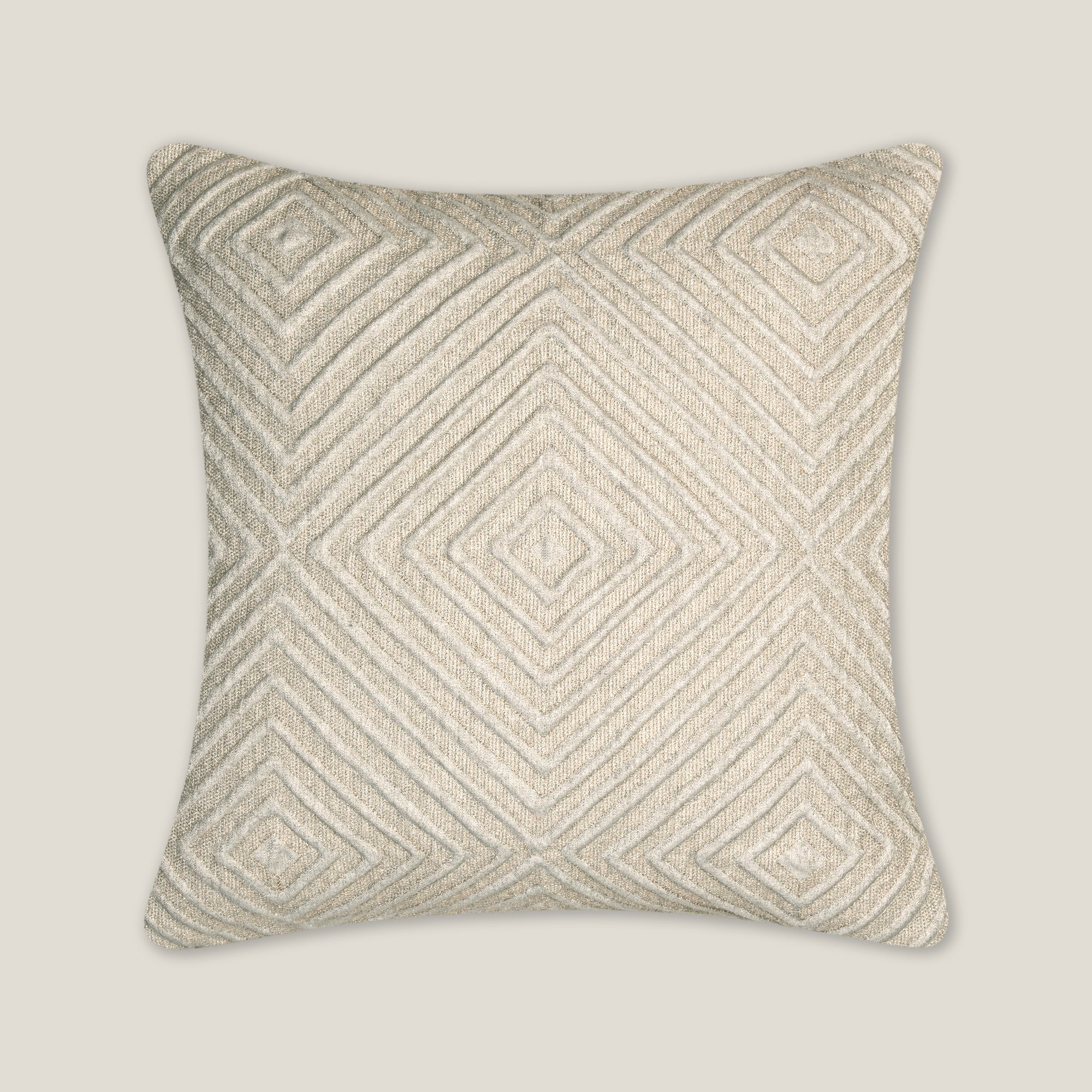 Buy Arlene Grey Emb. Jacquard Cushion Cover Online – Address Home