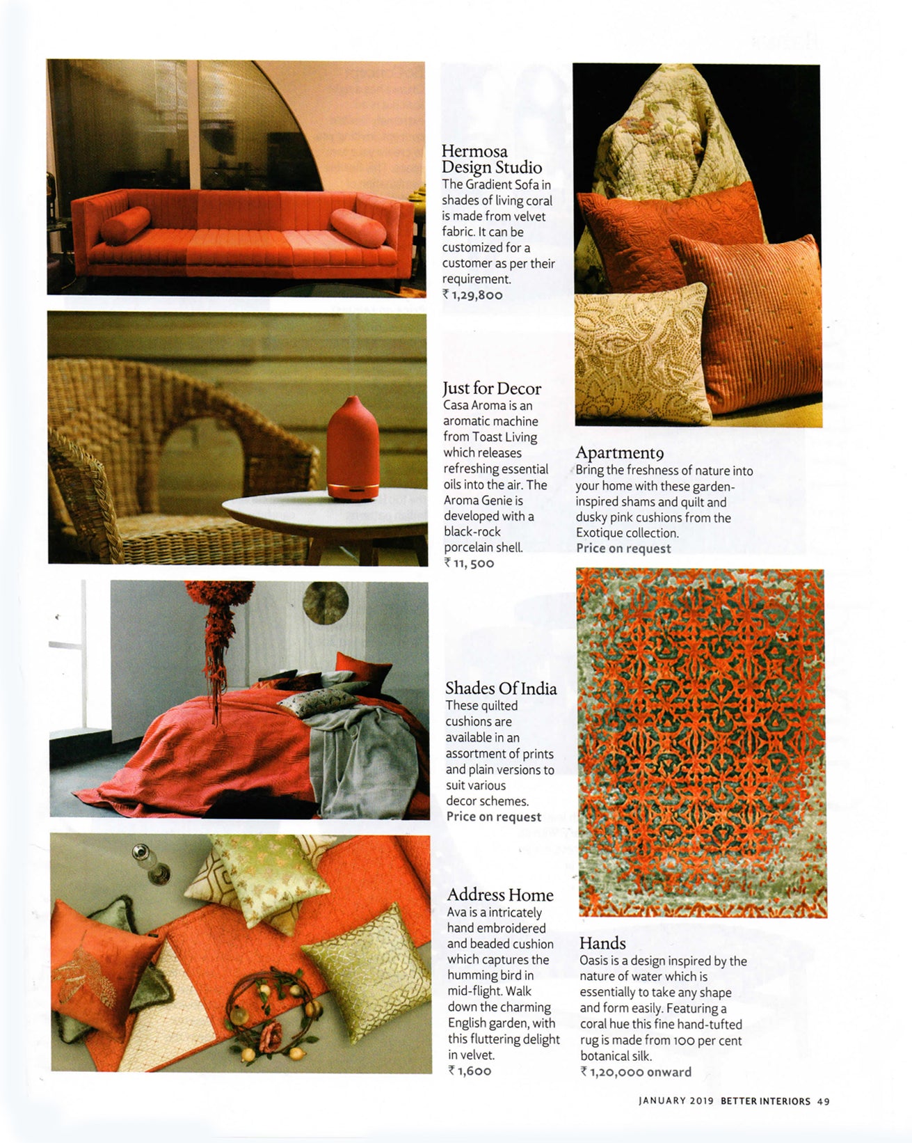 January 2019 – Address Home