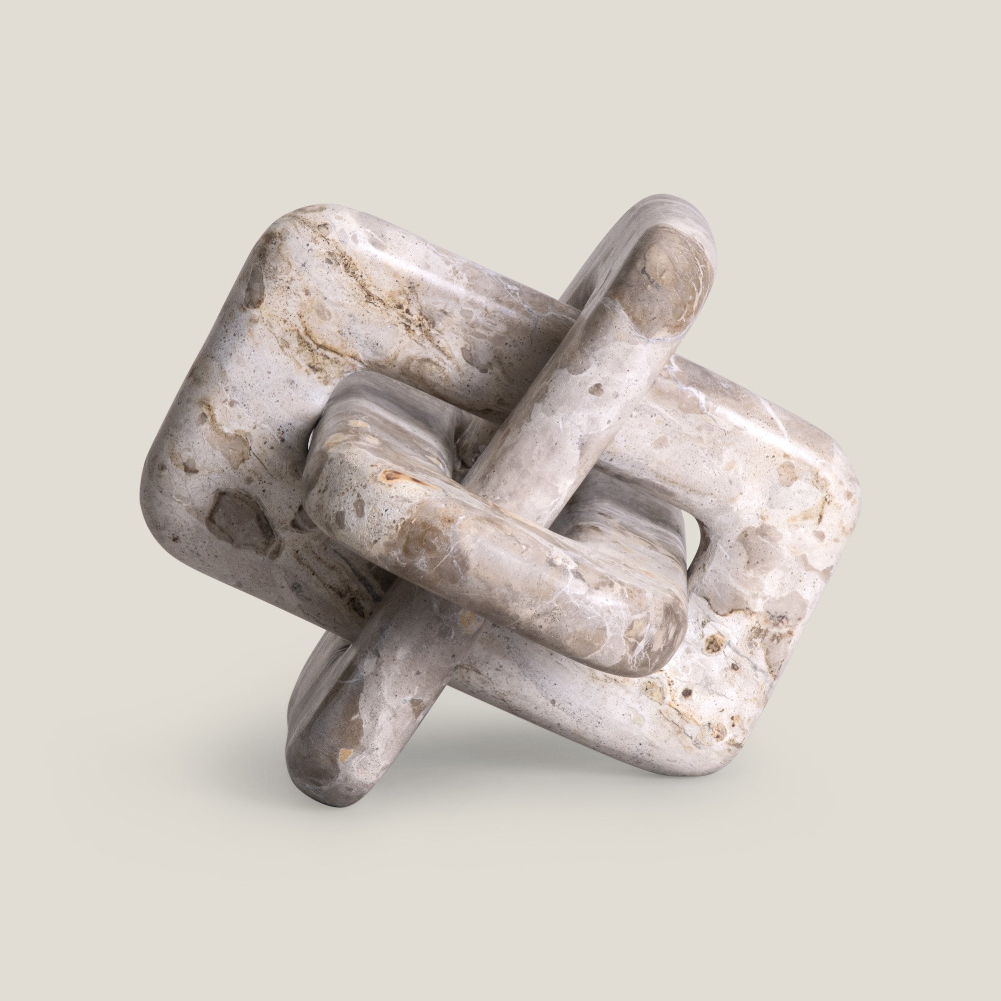 Buy Marlow Beige Marble Decor Knot Online – Address Home