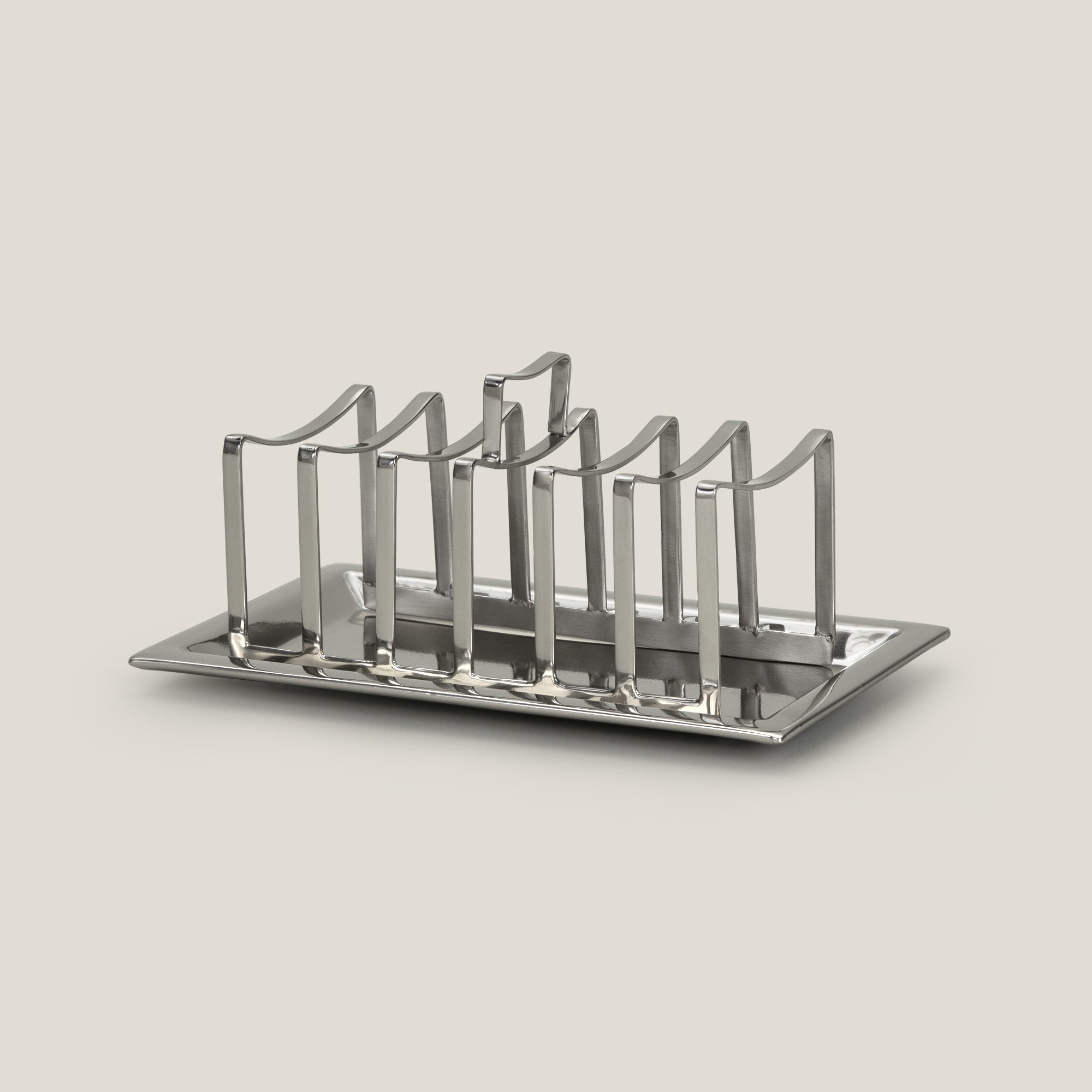 Appetito Nickel Brass Toast Rack – Address Home
