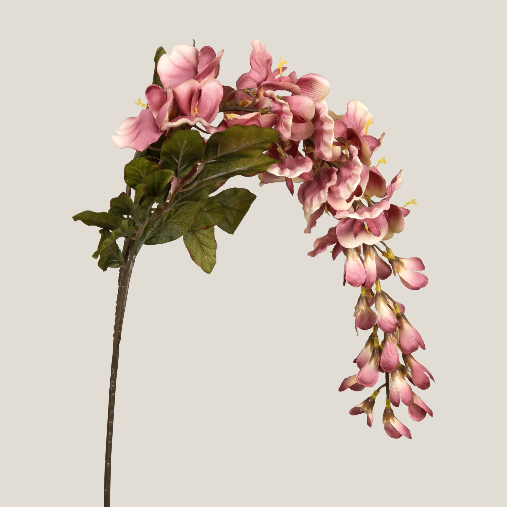 Pink Wisteria Faux Flower Branch – Address Home