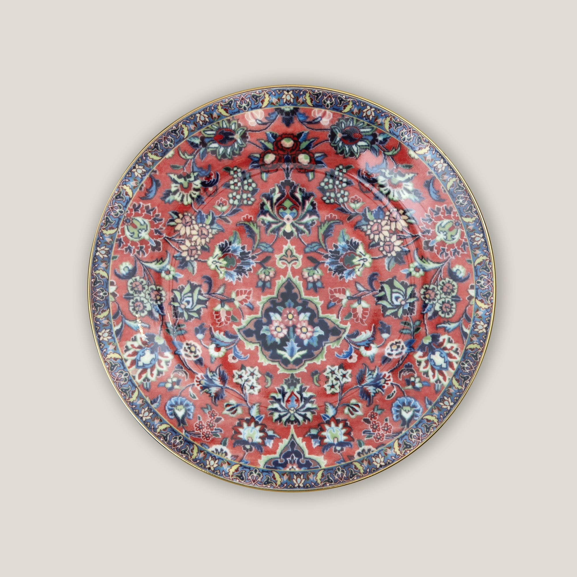 Buy Tabriz Pink Quarter Plate – Address Home