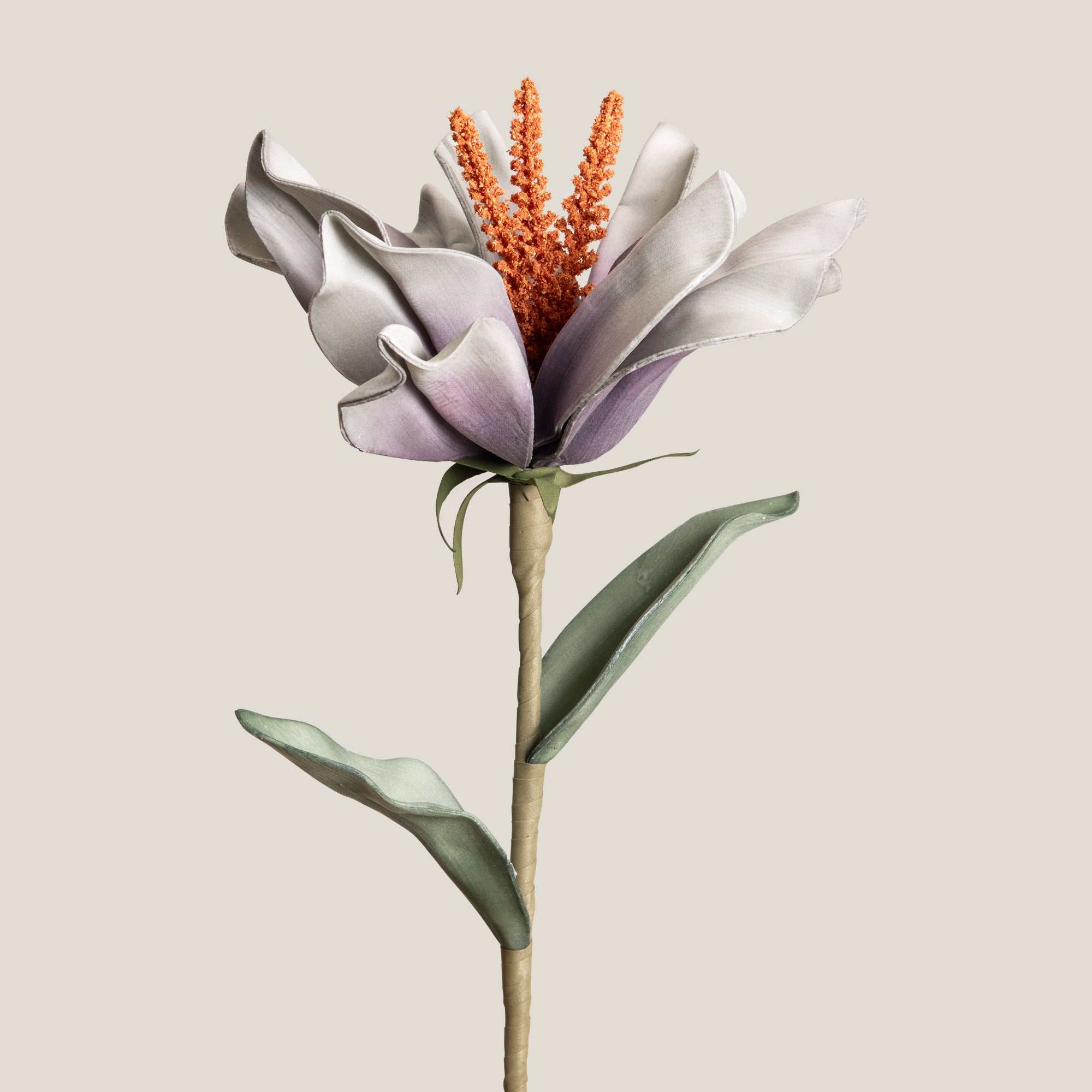 Purple & Orange Firefly Faux Flower – Address Home