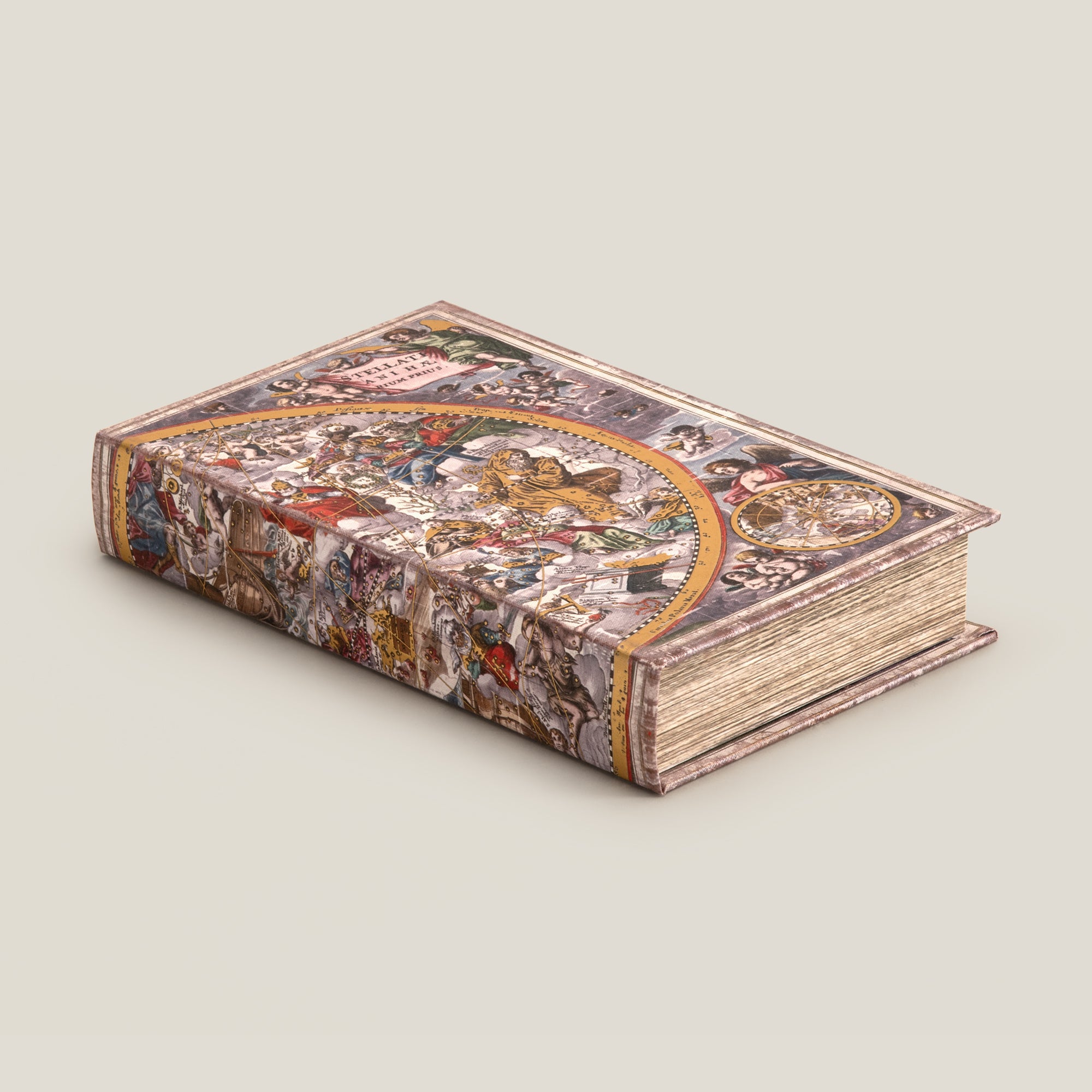 Buy Renaissance Multicolor Canvas & MDF Book Box – Address Home