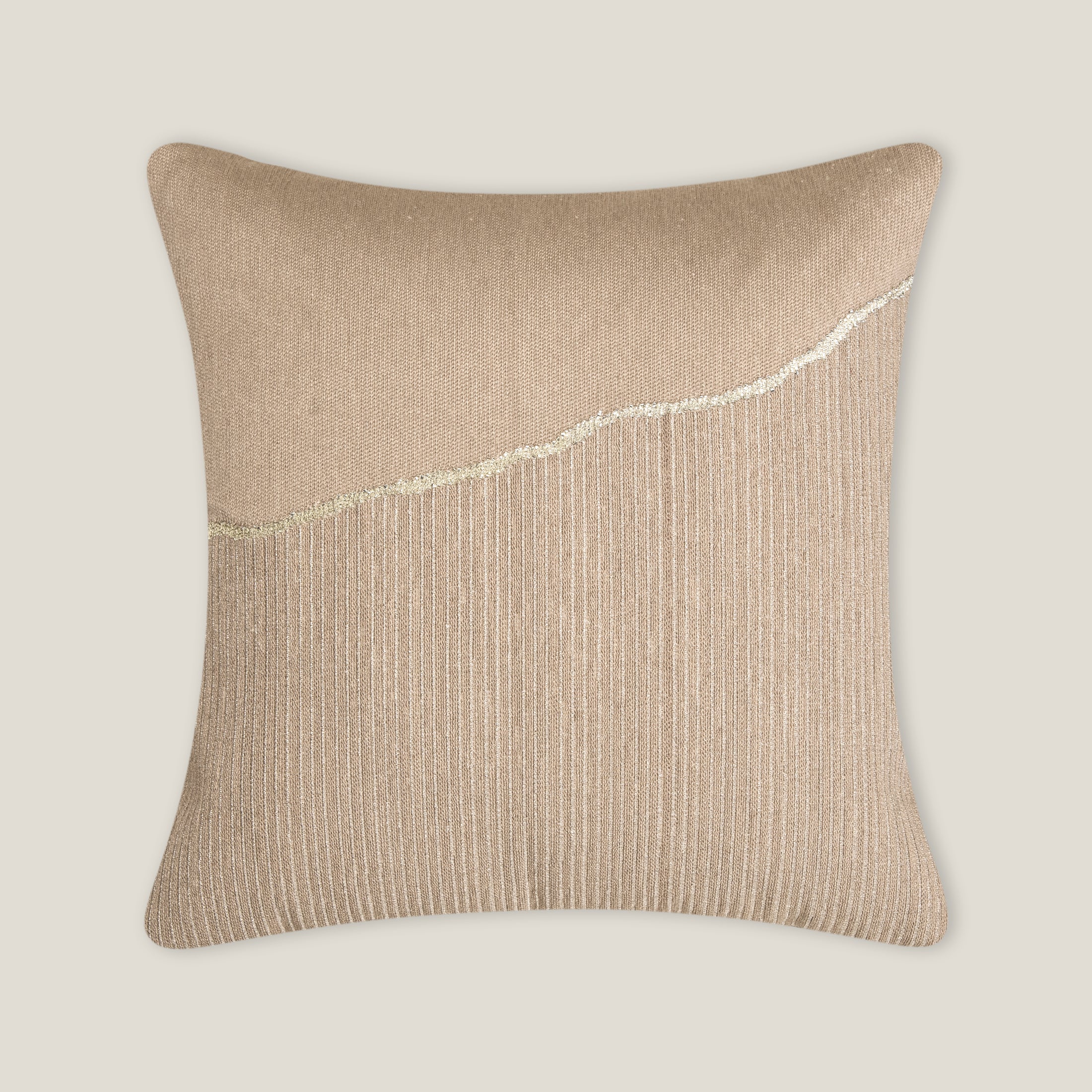 Buy Zenith Beige Emb. Cushion Cover Online – Address Home