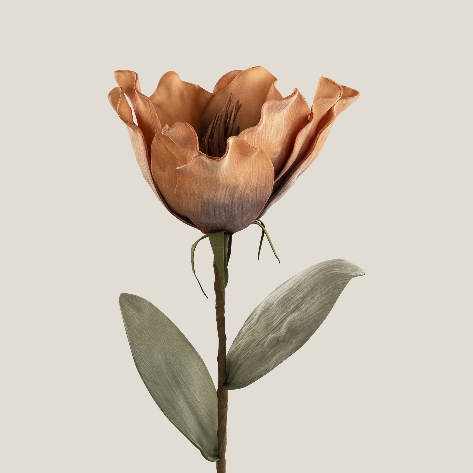 Buy Orange Magnolia Foam Flower Online – Address Home